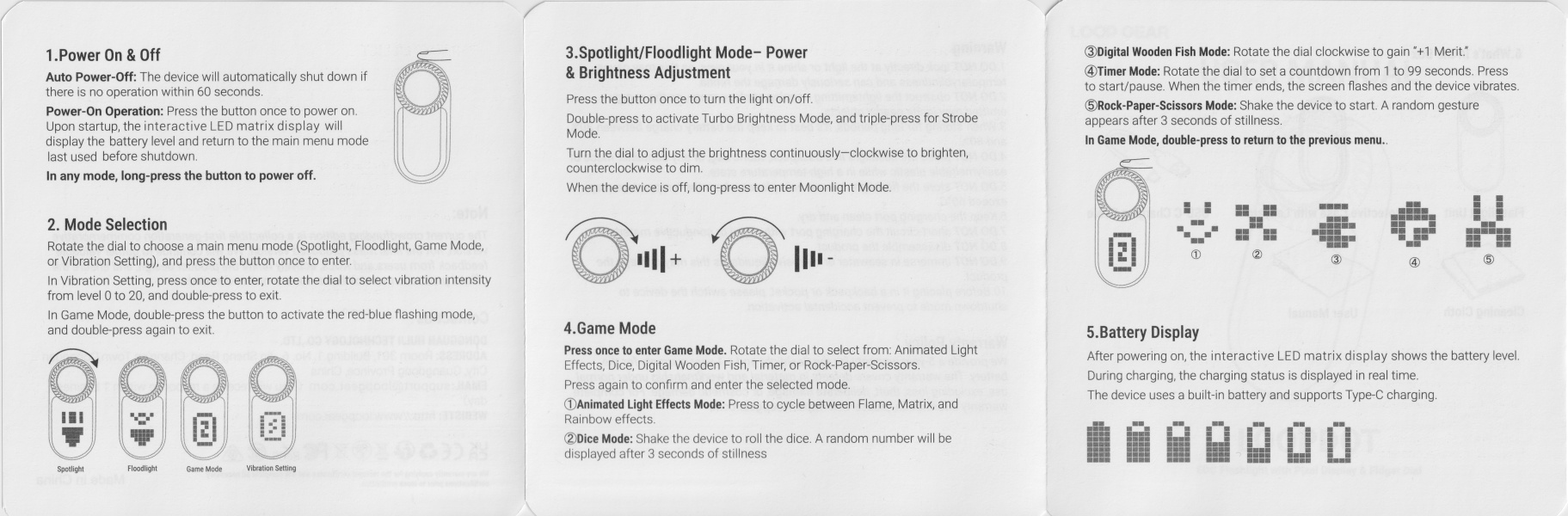 LOOP DOT Pixel Display EDC Torch Review :: Tim McMahon